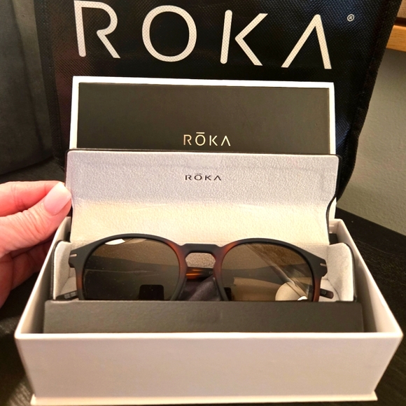 ROKA | Accessories | Nwt Roka Oslo 2 Matte Tortoise Bronze Polarized ...